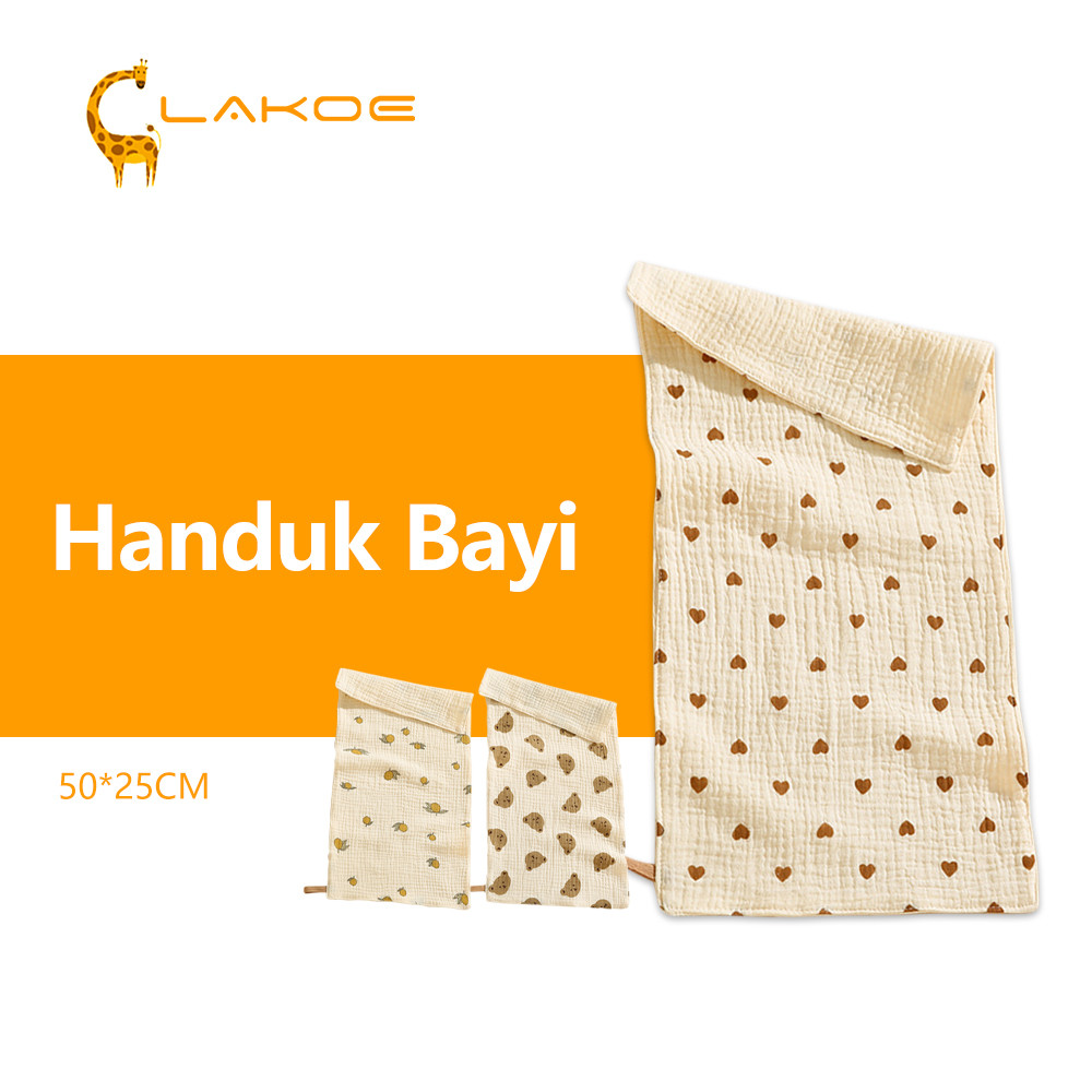 Jual LAKOEOFFICIALMALL Handuk Bayi Lembut Baru Lahir Handuk Air Liur ...