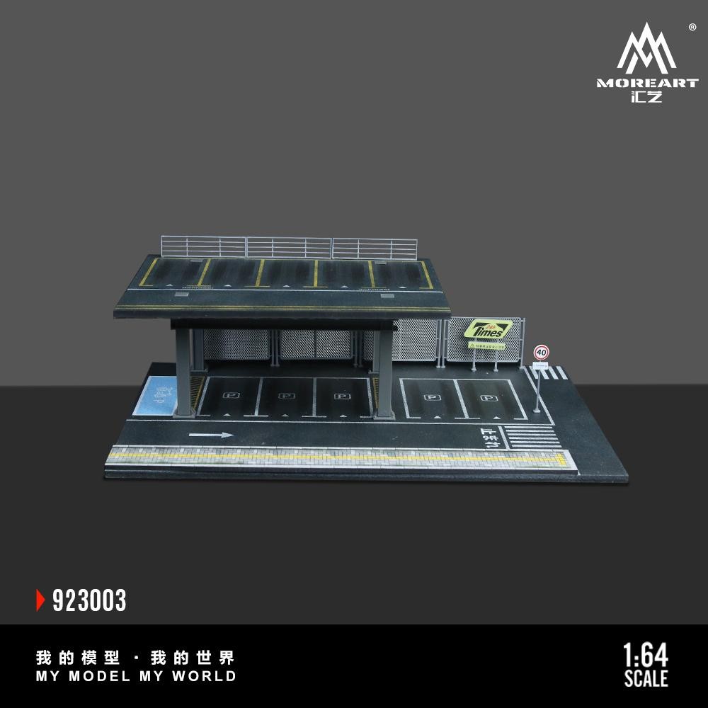 Jual More Art 1:64 3D Steel Frame Structure Platform Parking Assembly ...