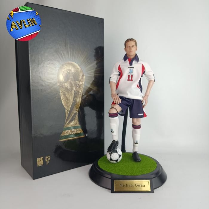 Jual Michael Owen England National Team Football Legend Toys 1/6 Scale ...