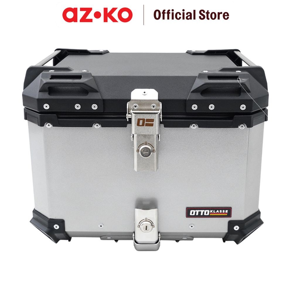 Jual AZKO Otto Klasse 45 ltr Box Motor Aluminium Square Motorcycle Box ...