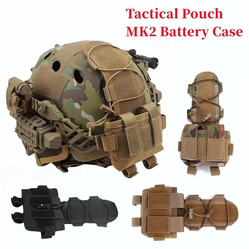 Jual Tactical FAST Helmet Cover Pouch Removable MK2 Battery Case Helmet ...