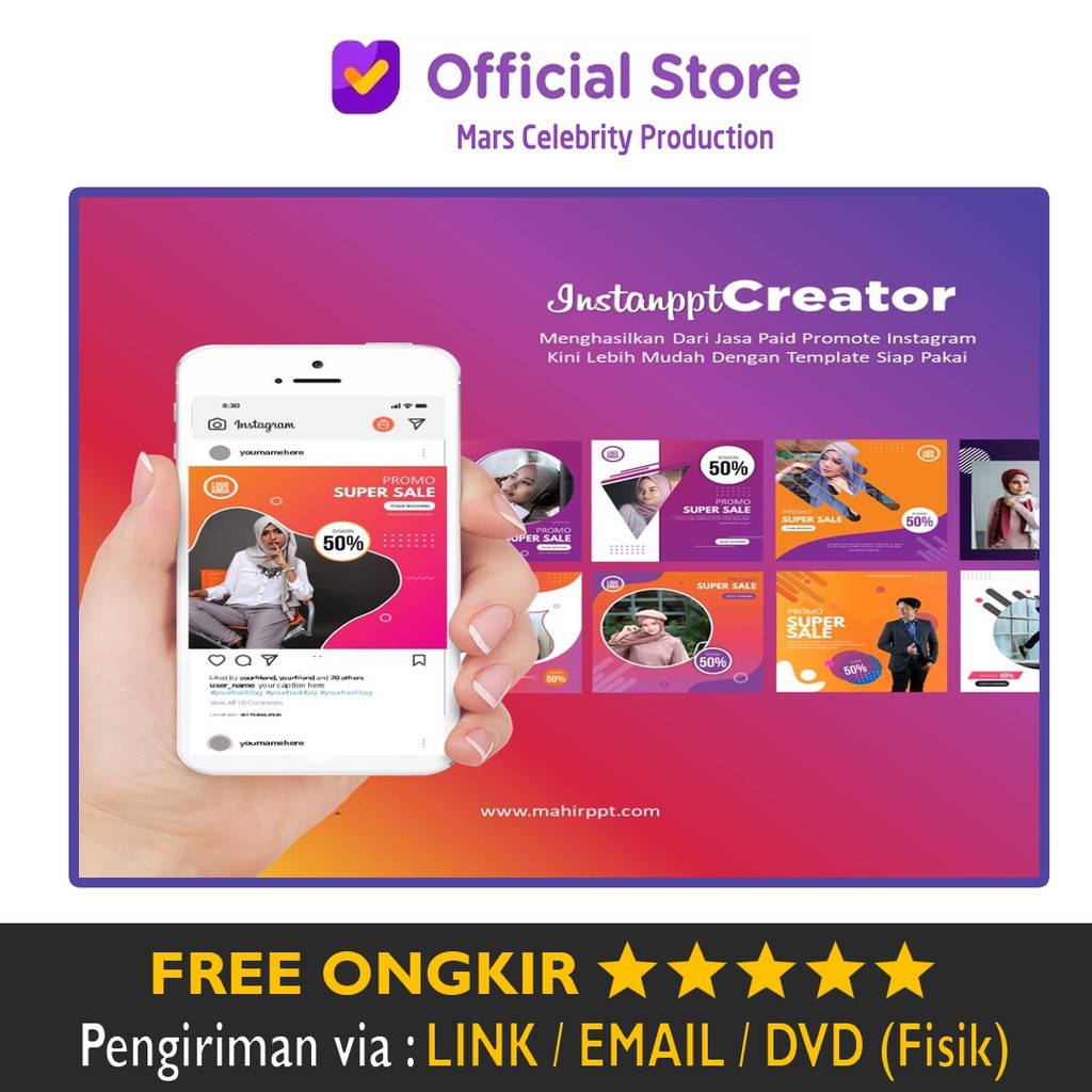 Jual 2500++ Template Design Promosi Produk & Jasa Social Media Lifetime ...