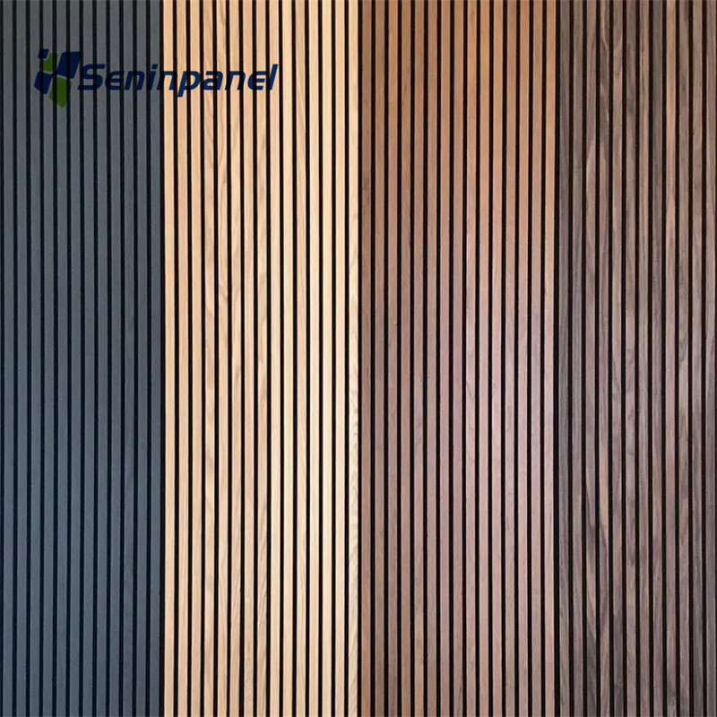 Jual Seninpanel Waterproof Pet Film Wood Decorative Ceiling Boards Slat ...
