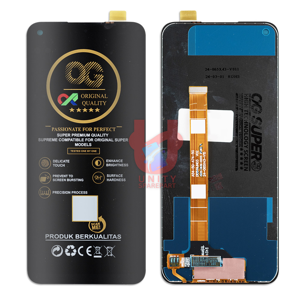 Jual LCD TOUCHSCREEN OPPO A54 5G - A74 5G - A93 5G COMPLETE ORIGINAL 1 SET | Shopee Indonesia