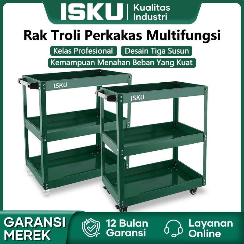 Jual Isku Alat Perkakas Trolly Galon Rak 3 Susun Trolly Trolley ...