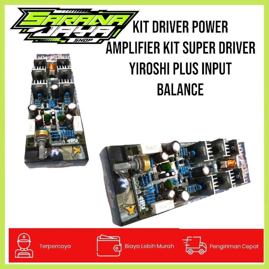 Jual Kit Driver Power Amplifier KIT SUPER DRIVER YIROSHI PLUS input ...