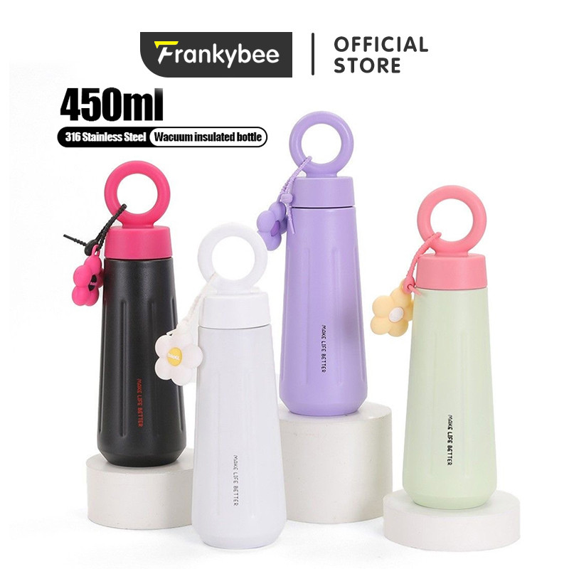 Jual Minum Tumbler 450ML Botol Air Minum Stainless Steel Tahan Panas Dingin SUS 316 Cangkir ...