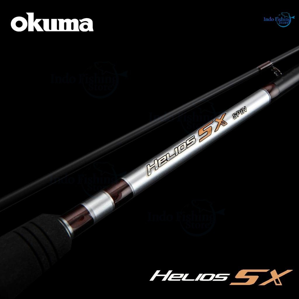Jual Joran Rod Okuma Helios travel rod 4 section ready spinning dan bc ...