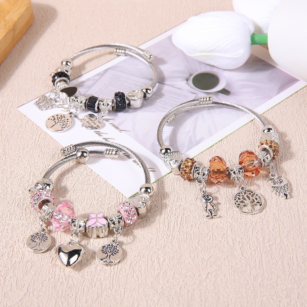 Jual Gelang pandora Gelang titanium good quality Gelang pandora adjust ...