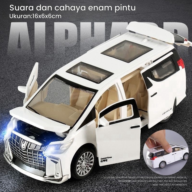 Jual Alphard /alphard Mobil/Mainan Mobil Suara dan Ringan Model Toyota ...