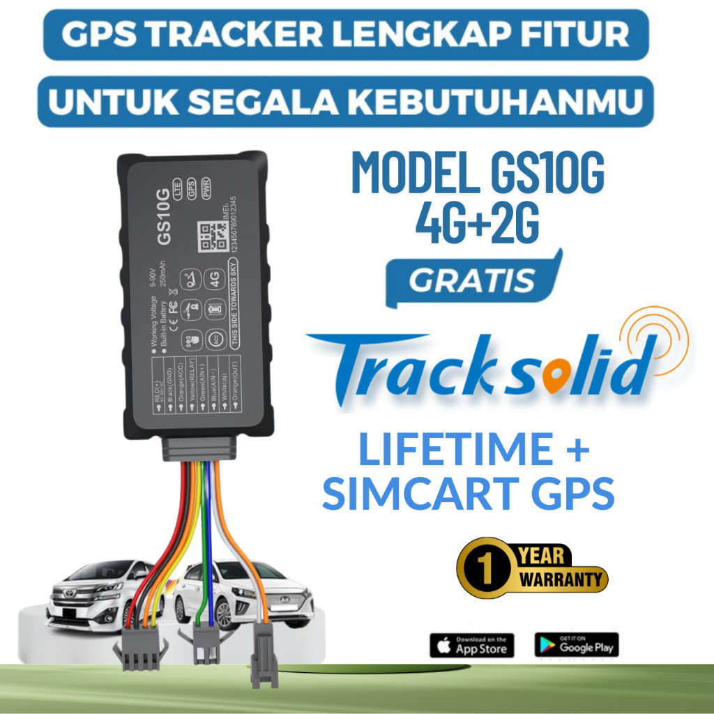Jual GPS Tracker Model GS10G 4G+2G – Pelacak Kendaraan Canggih ...