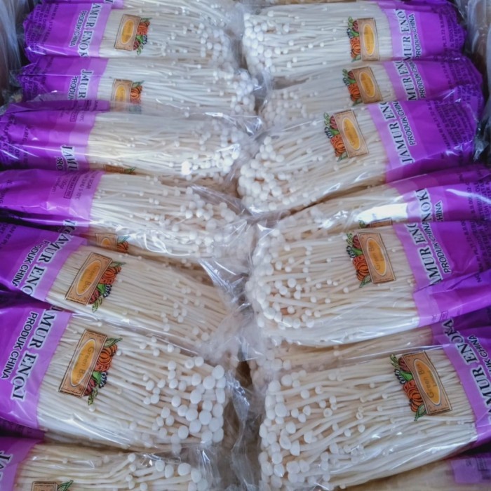 Jual JAMUR ENOKI (pack 100gr) | Shopee Indonesia