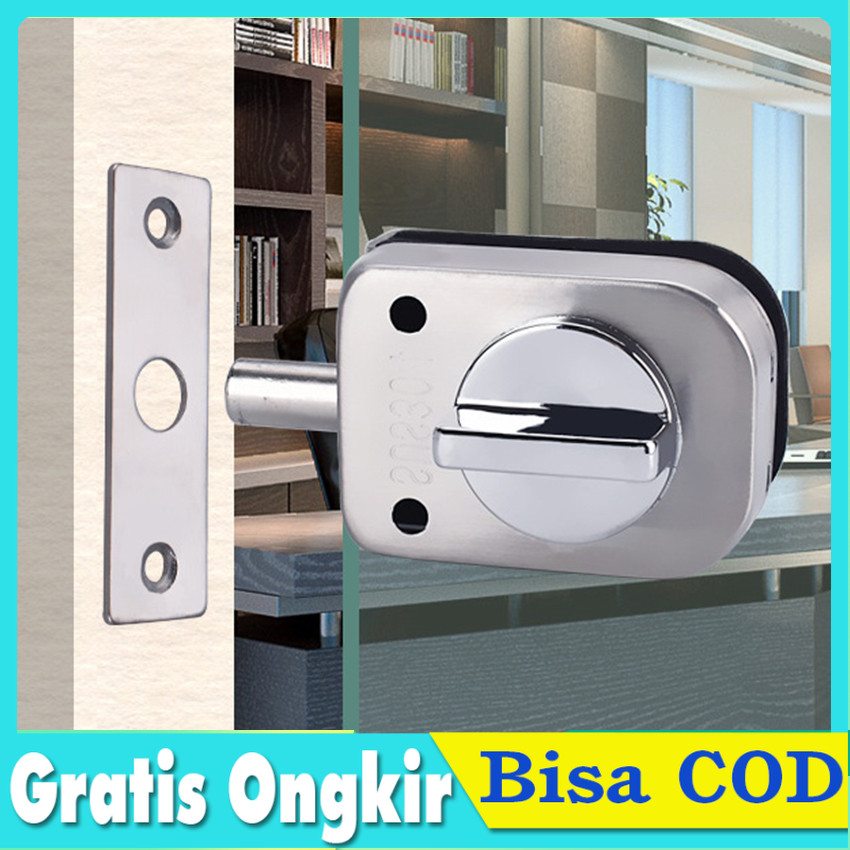 Jual Grendel Kaca Sliding SUS 304 | Kunci Putar Pintu Geser Tunggal ...