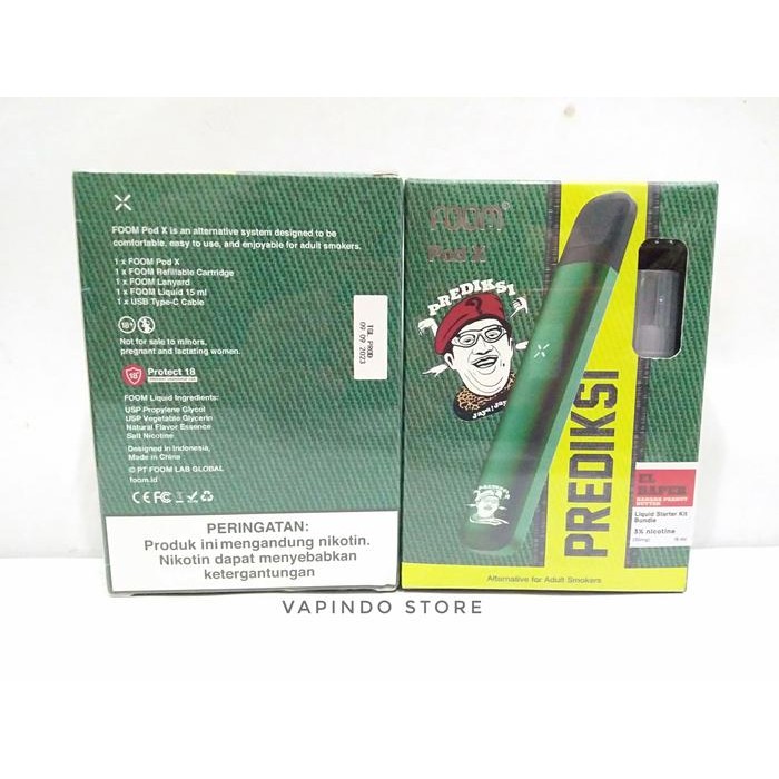Jual BUNDLING FOOM X PREDIKSI POD KIT WITH LIQUID 15ML BY FOOM LAB ...