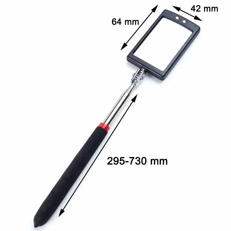Jual Car 360 Swivel Telescoping LED Light Flexible Inspection Mirror ...