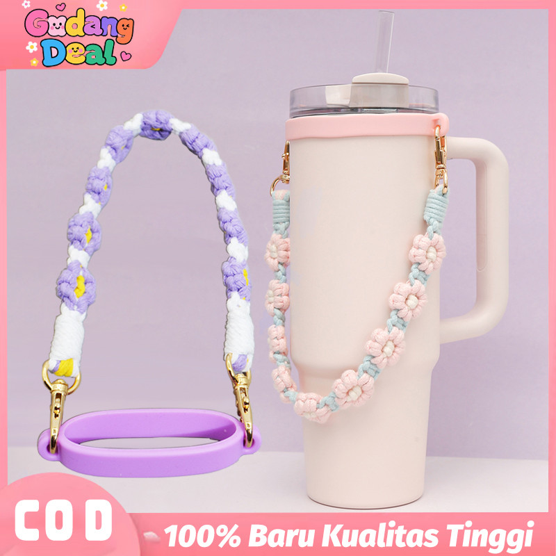 Jual Stanley tali botol air olahraga liontin penutup cangkir anyaman ...