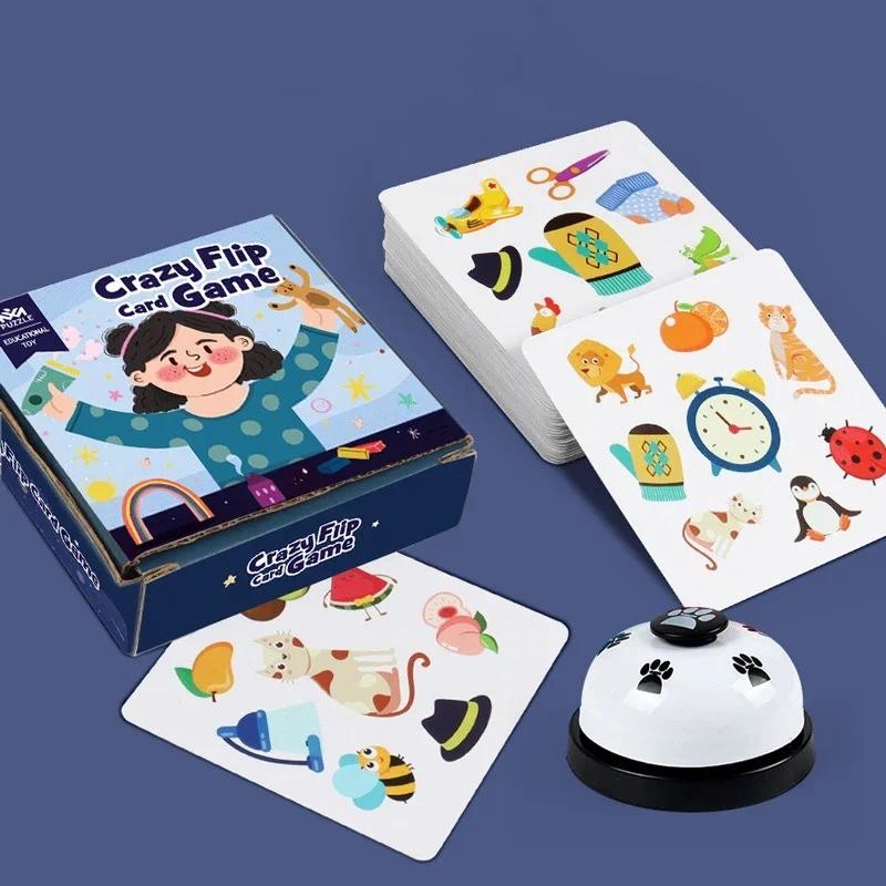 Jual Children Memory Matching Crazy Flip Cards Toys Reaction Brain ...