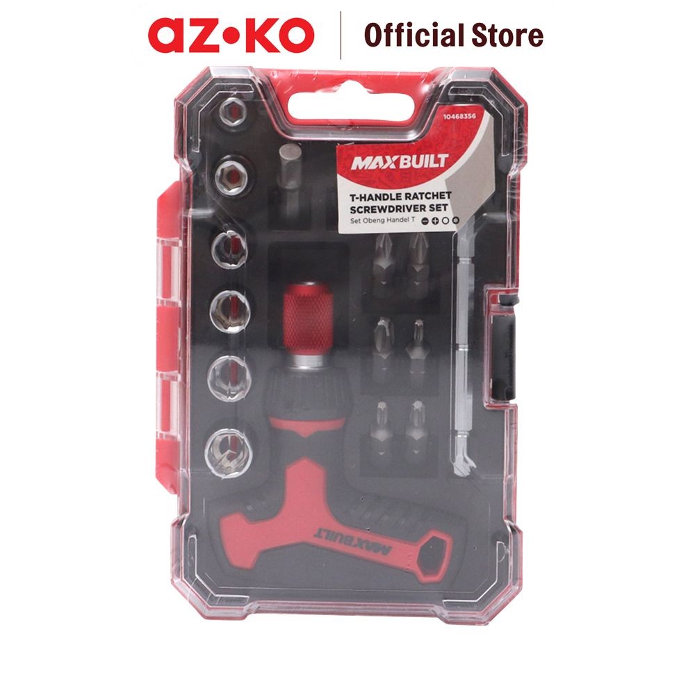 Jual AZKO Maxbuilt Set 18 Pcs Kunci Sok & Obeng Stubby Tool Set Kunci ...