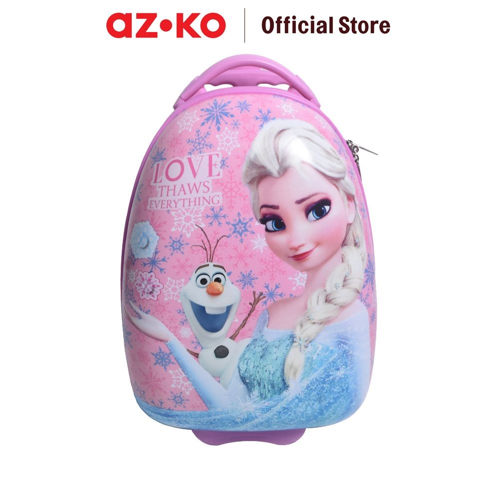 Jual AZKO Disney 16 inci Koper Anak Pc & Abs Egg Elsa - Pink Trolley ...