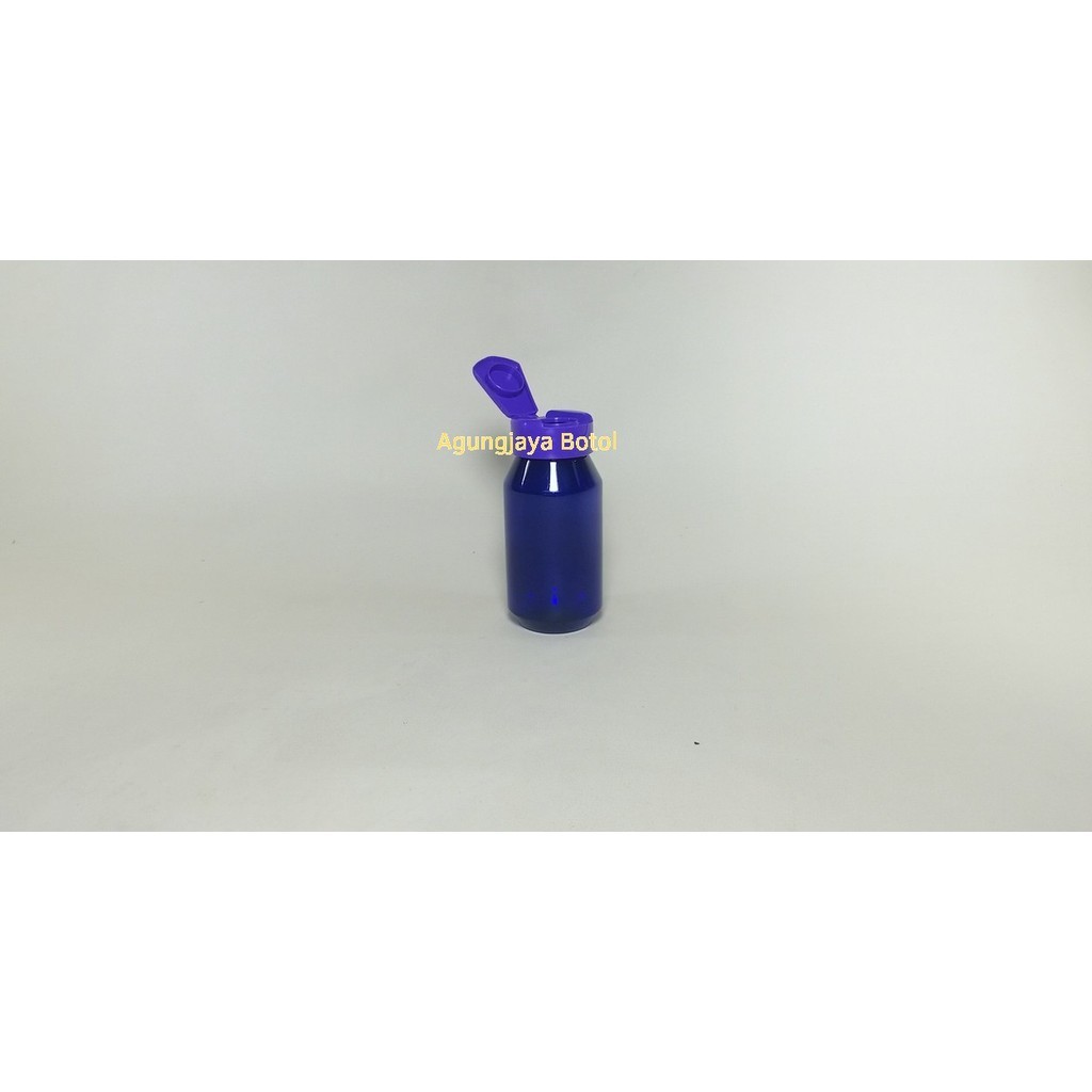 Jual Botol Obat 150 Ml Daxen Biru Transparan Tutup Fliptop / Botol Obat ...