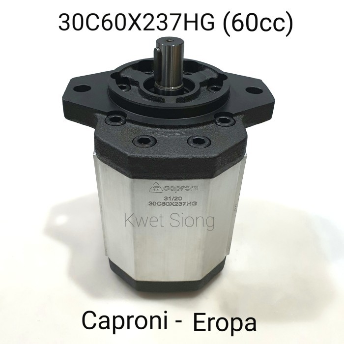 Jual Pompa Hidrolik 30C60X237HG Gear Pump Hydraulic 60cc merk CAPRONI-Eropa | Shopee Indonesia