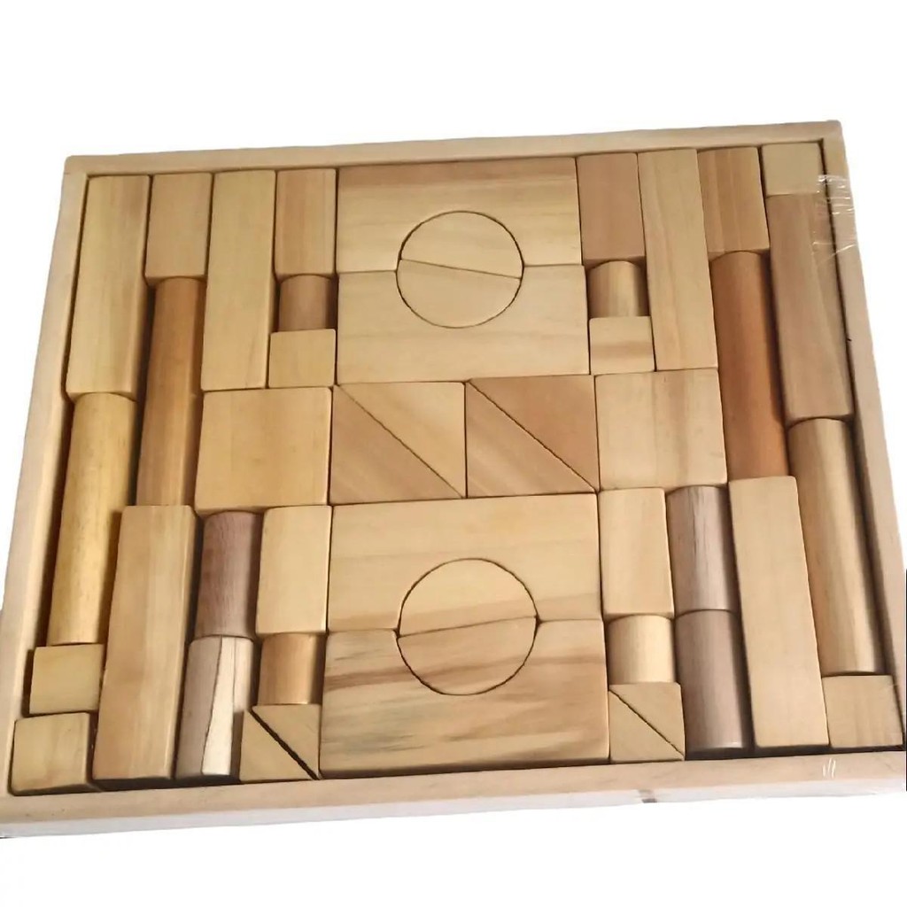 Jual HAULA TOYS || Balok big natural, Balok natural, balok kayu natural ...