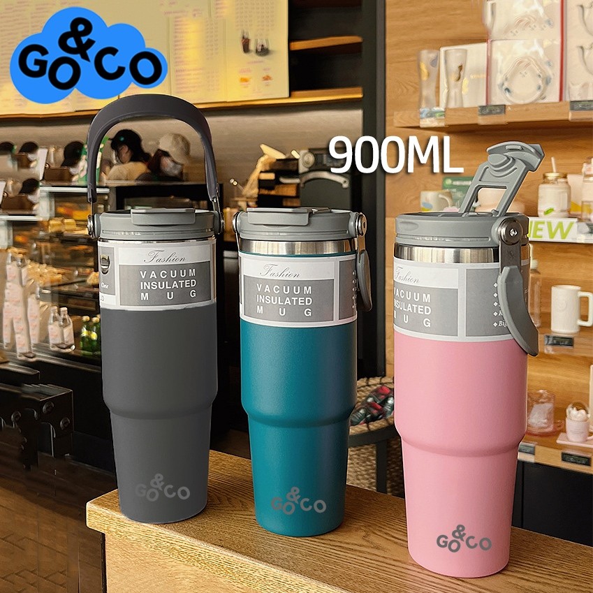 Jual KO34RE GO&CO 900ml Tumbler Tahan Panas Dingin 24 Jam Botol Minum Stainless Tahan | Shopee ...