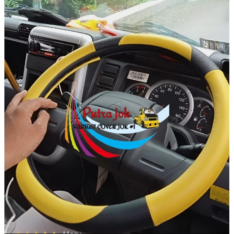 Jual sarung setir cover setir truk canter 125 / 110 / hdx COD | Shopee ...