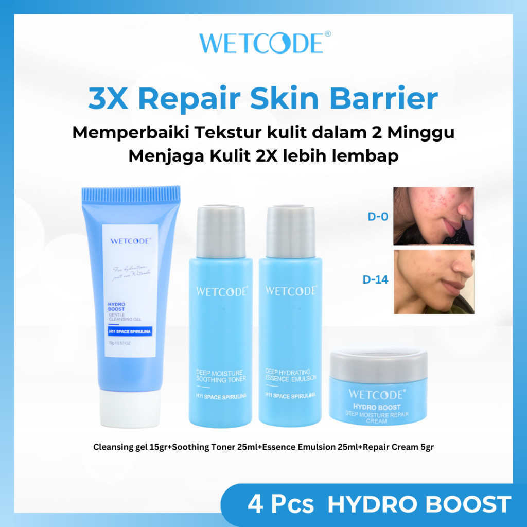 Jual WETCODE Hydro Boost Starter Kit Brightening & Hydrating Skincare - Mencerahkan & Repair ...