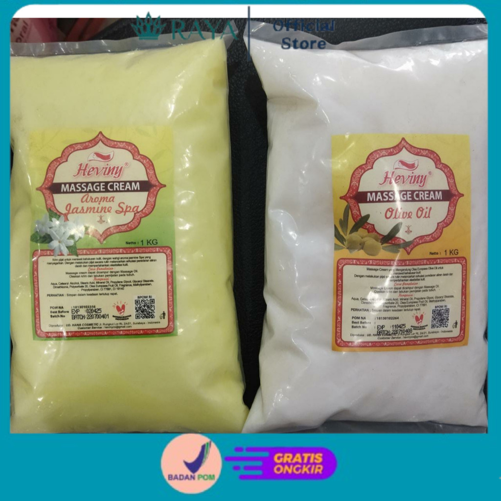 Jual RAYA HEVINY Massage Cream 1kg | Shopee Indonesia
