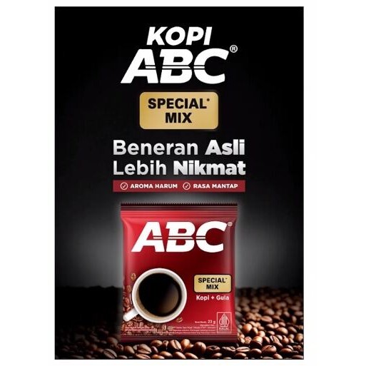 Jual ABC special Mix Kopi + Gula 23gr x 10pc (1Renteng) - Kopi ABC ...