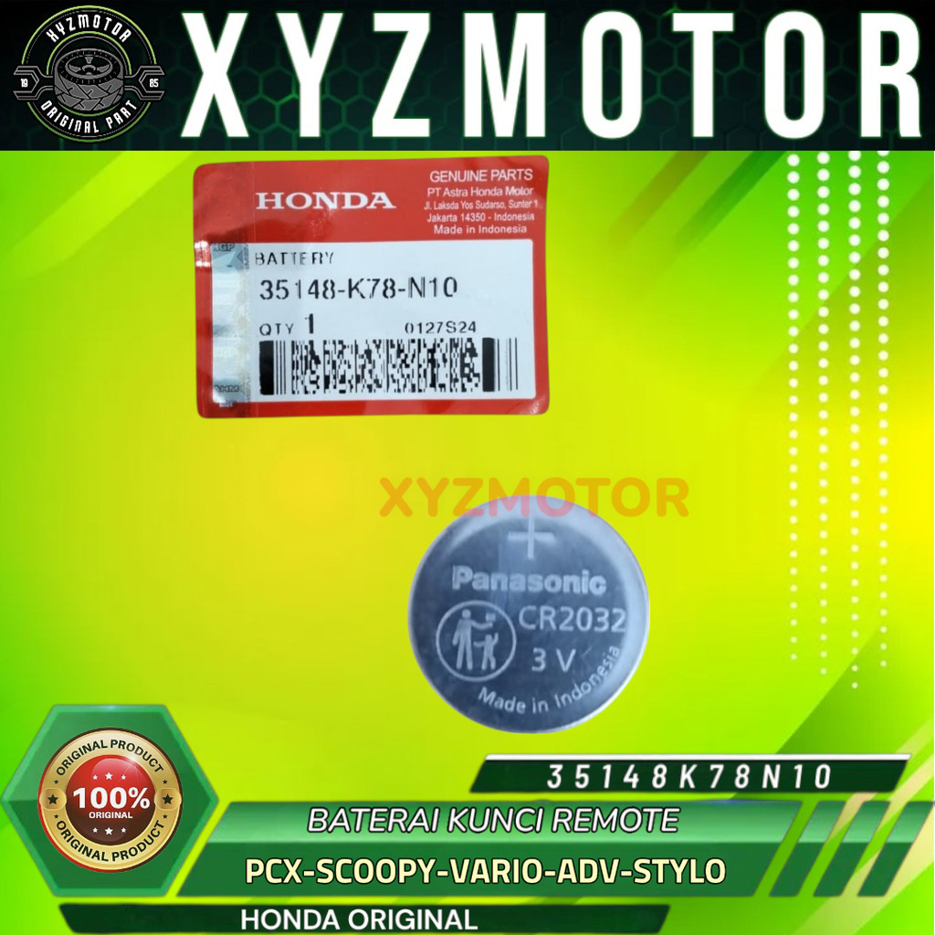 Jual BATERAI KUNCI REMOTE PCX 150 160 SCOOPY VARIO 125 150 ESP ADV 150 ...