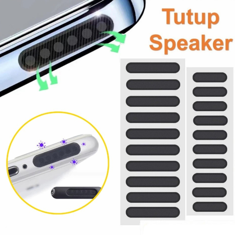 Jual 10pcs Stiker Penutup Lubang Speaker Anti Debu Sticker Jaring Untuk ...