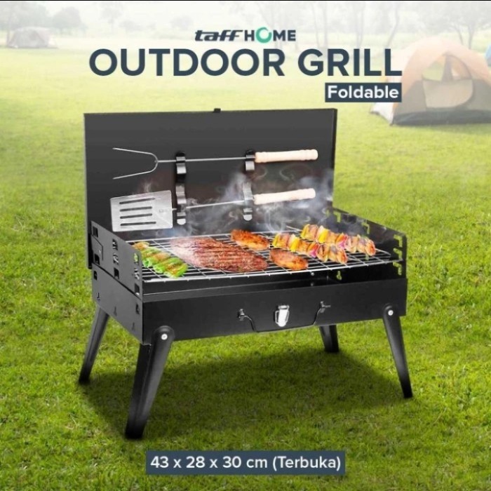 Jual Jk panggangan bbq outdoor grill fordable - alat panggangan arang ...