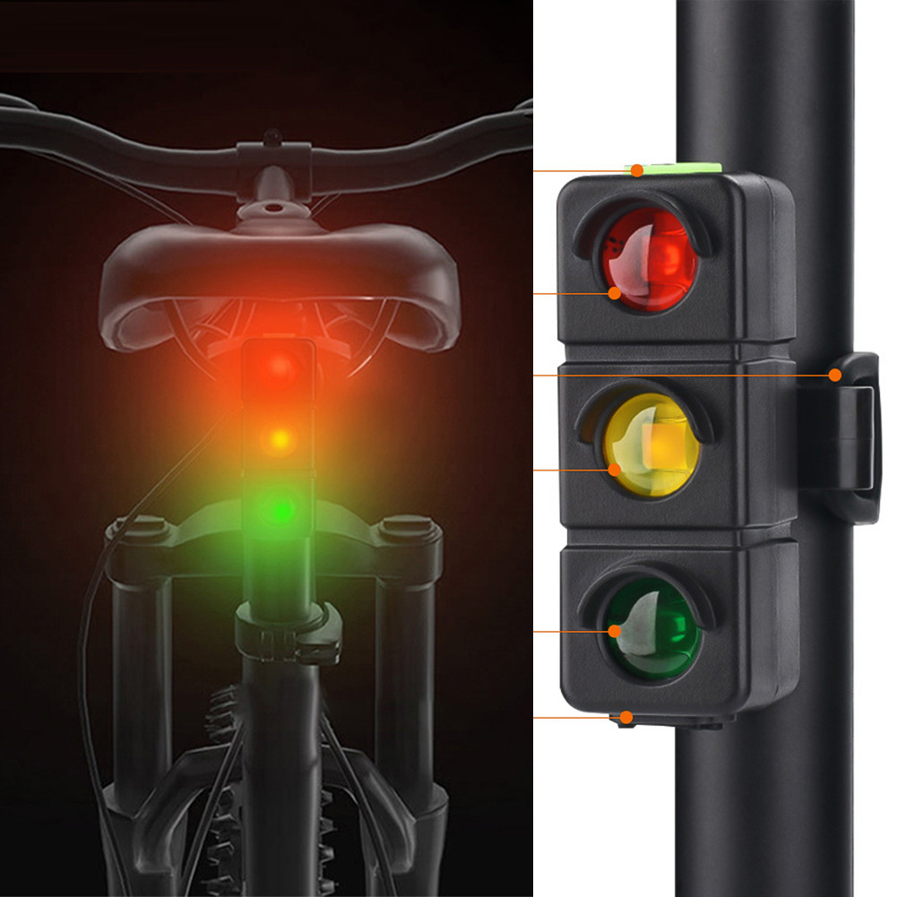 Jual LED Bicycle Taillight Red Blue Green Caution Emergency Traffic ...