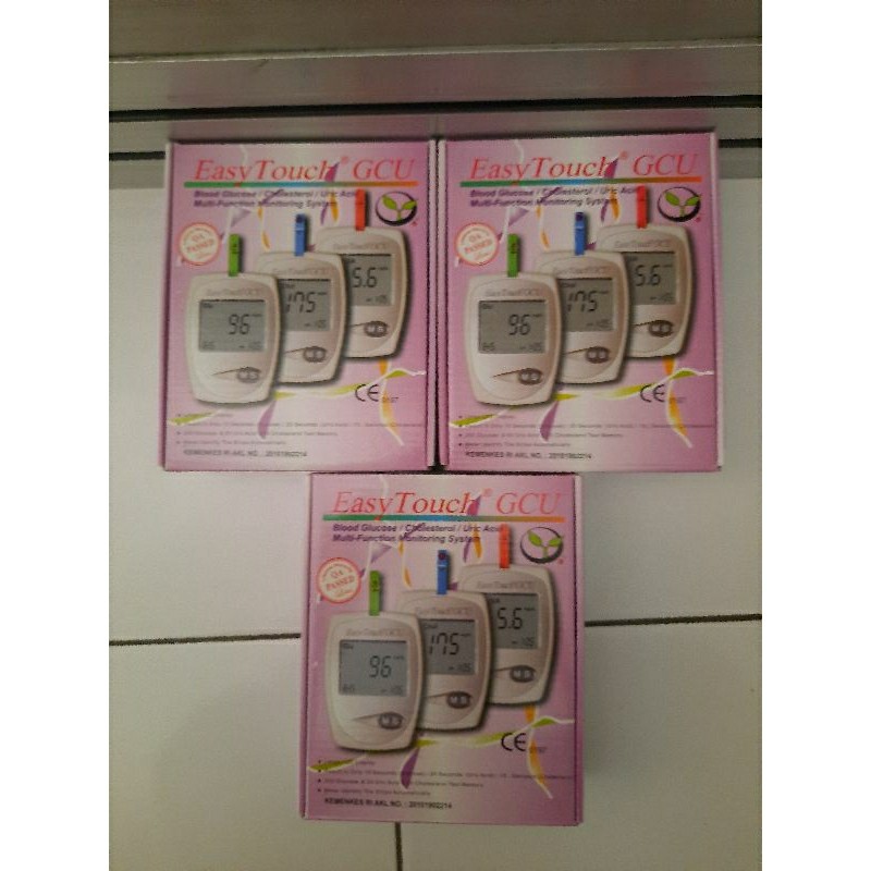 Jual Alat Cek Darah 3in1 GCU Easytouch (Gula darah, Asam Urat ...