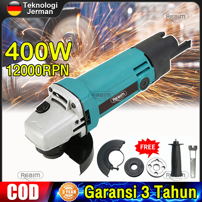 Jual NEW Reaim Mesin Gerinda Tangan 4 inch Kualitas Tinggi Gerinda ...