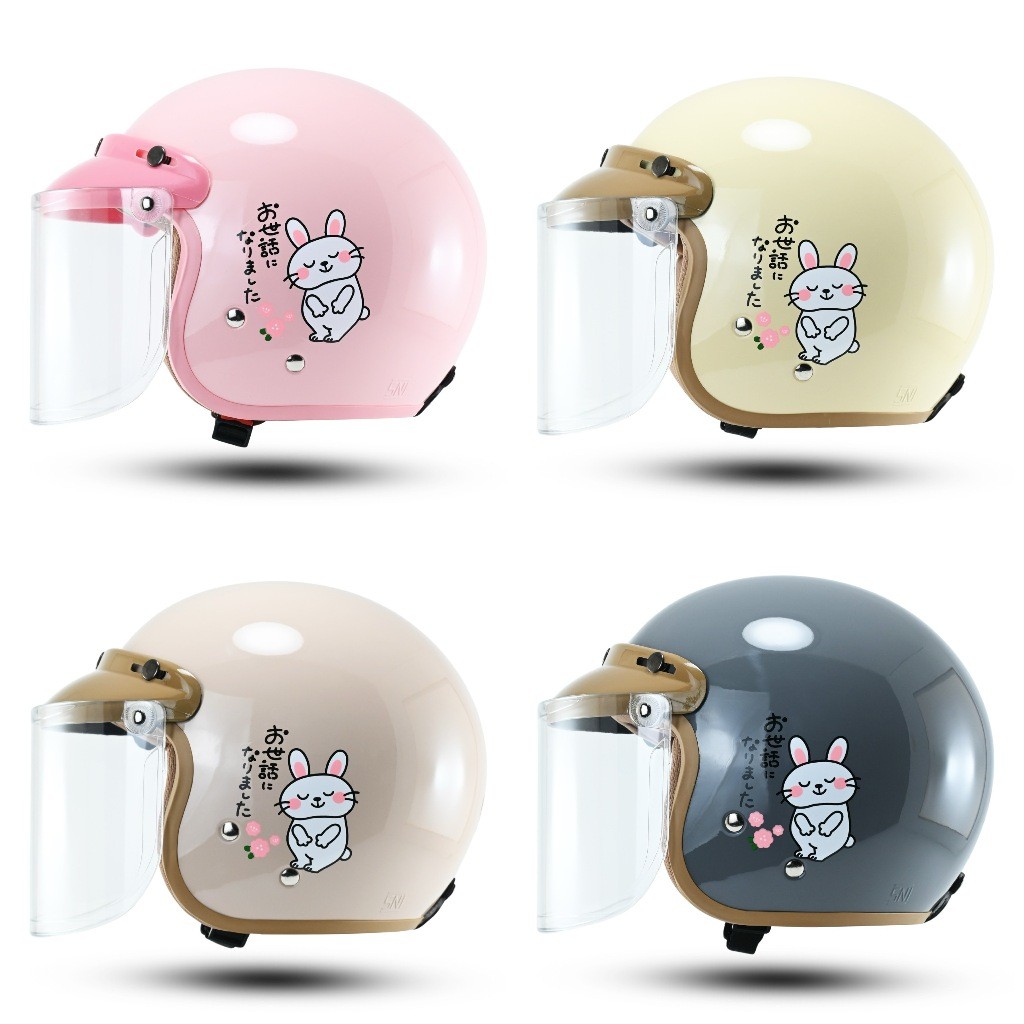 Jual Helm Bogo Cewek Estetik BIPPLAST VISTA Helem Wanita 2025 terbaru ...