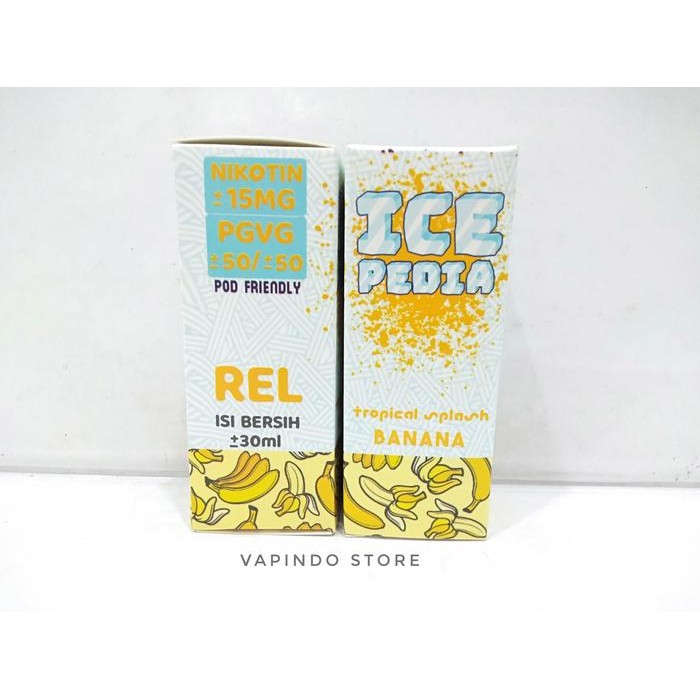Jual SALT PODS FRIENDLY ICE PEDIA BANANA ICEPEDIA 30ML 15MG BY ...