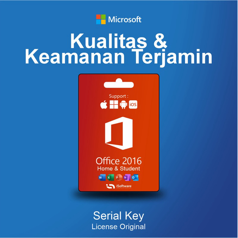 Jual PROMO!!! OFFICE 2016 PROFESSIONAL PLUS ORIGINAL LIFETIME RETAIL ...