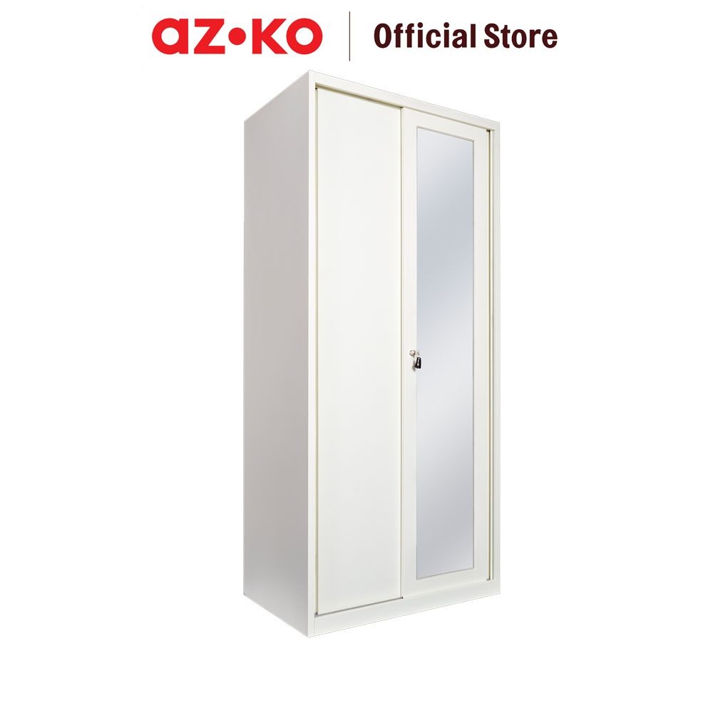 Jual AZKO Masterspace 90X55X195 cm Lemari Pakaian 2 Pintu Geser - Putih ...