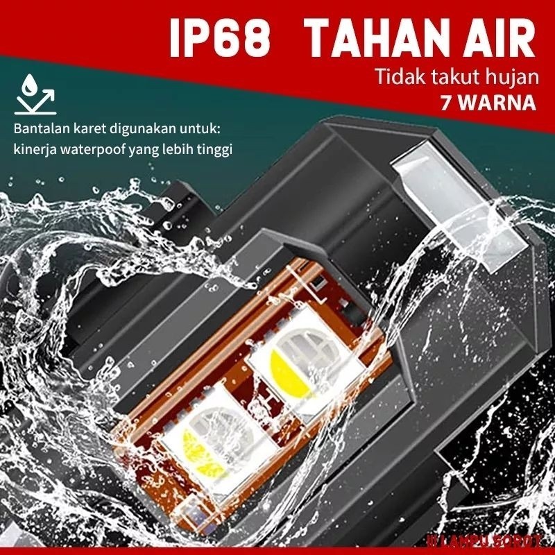 Jual Lampu Led Strobo 7 Warna Universal Lampu Blitz Pesawat | Shopee Indonesia