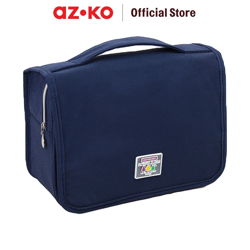 Jual AZKO Passport Marilyn Tas Organizer Toiletry - Biru Navy Organizer ...