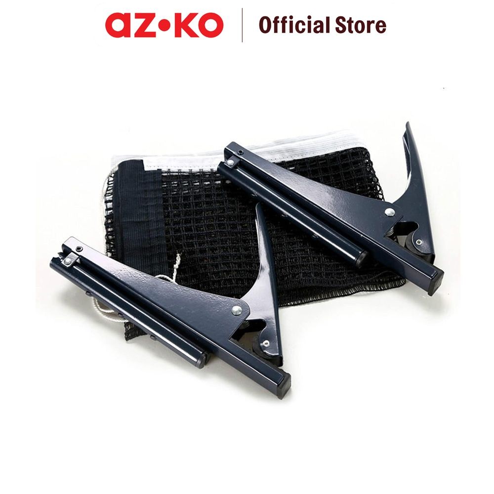 Jual AZKO Double Fish Set Tiang Dan Net Tenis Meja - Biru Jaring Meja Tenis Net Pingpong ...