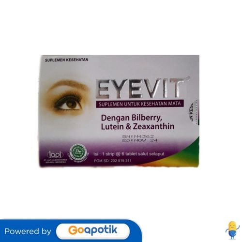 Jual Eyevit Strip Isi 6 Tablet | Shopee Indonesia