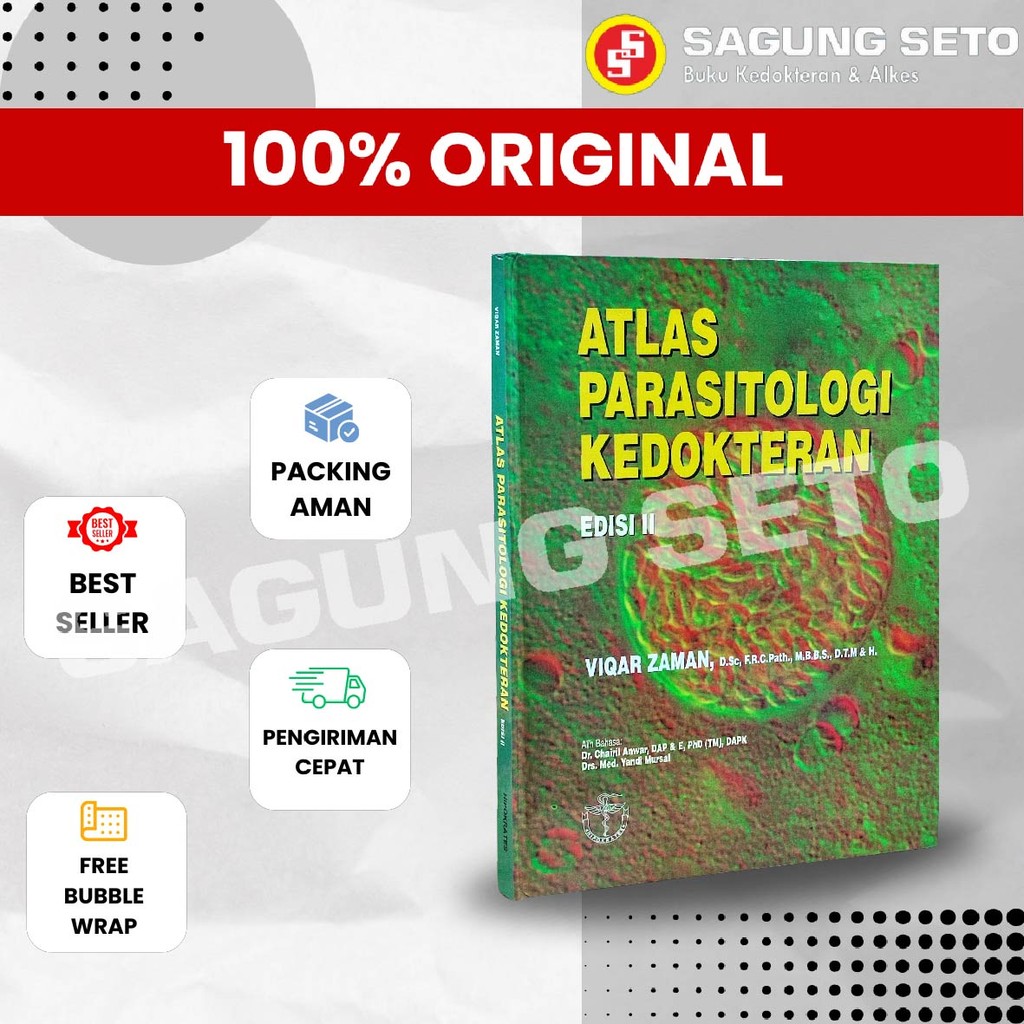 Jual BUKU ATLAS PARASITOLOGI KEDOKTERAN 2ED - VIQAR ZAMAN | Shopee ...