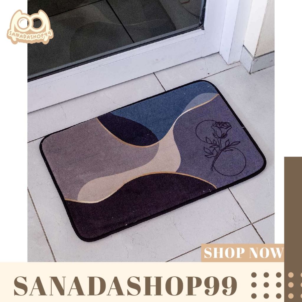 Jual (KS06) Keset Anti Selip Bahan Memory Foam Keset Kamar Mandi Rumah ...