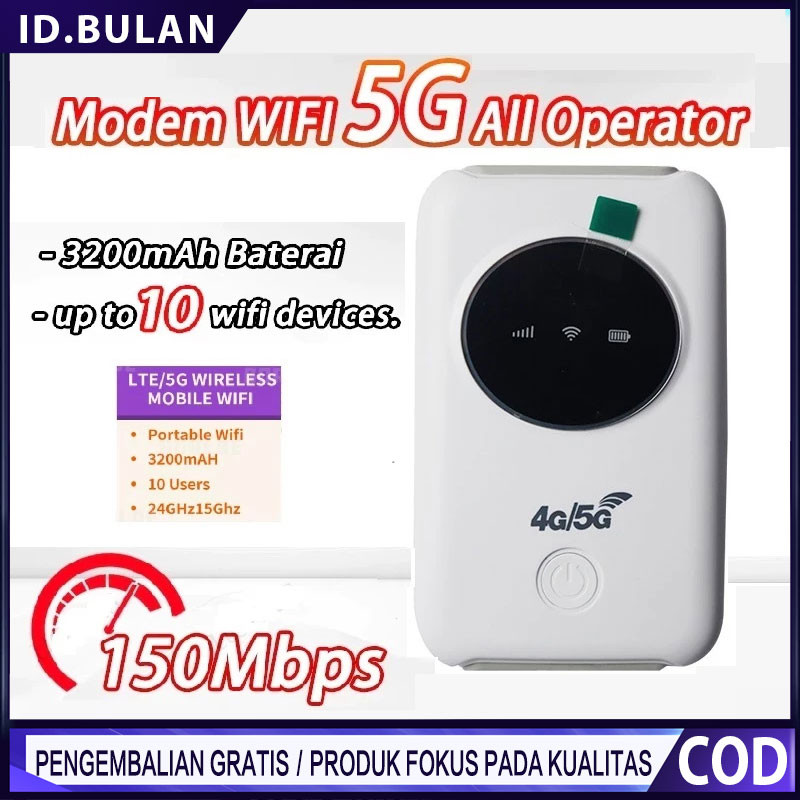 Jual H808+ Modem Wifi 4G All Operator Wifi Portable 5G All Operator ...