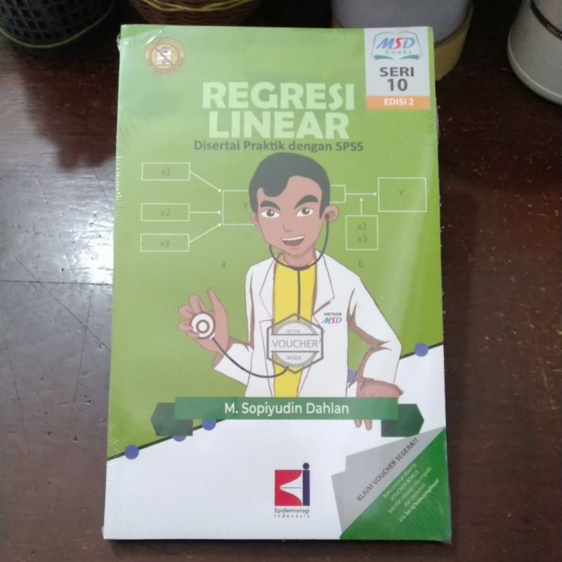 Jual Buku Regresi Linear Disertai Praktik dengan SPSS / M. Sopiyudin Dahlan | Shopee Indonesia