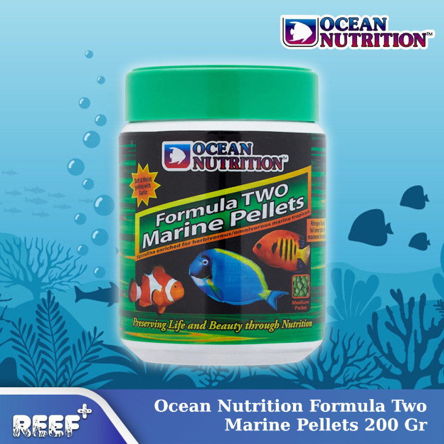 Jual Ocean Nutrition Formula Two Marine Pellet Ikan Medium 200 Gr ...